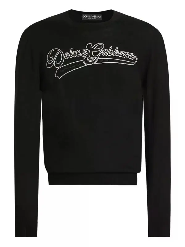 Dolce & Gabbana Logo Crew Neck Knitwear