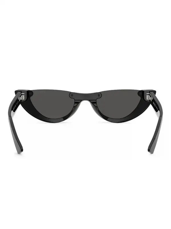 JIMMY CHOO Studded Geometric-frame Sunglasses