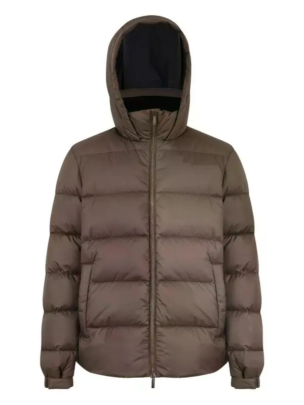 Peserico Hooded Quilted Jacket