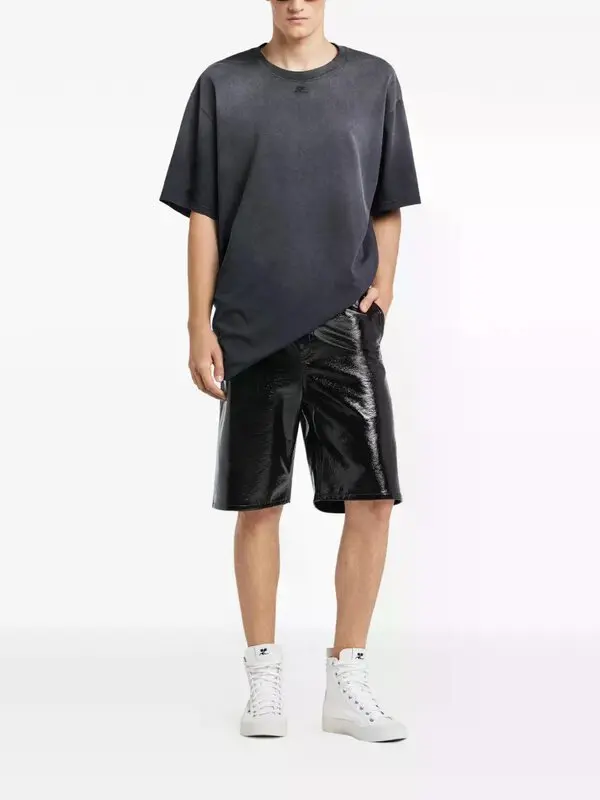 COURREGES Hammer Button-fastening Shorts - Black