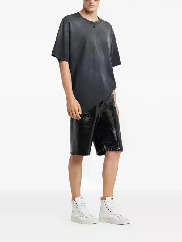 COURREGES Hammer Button-fastening Shorts - Black
