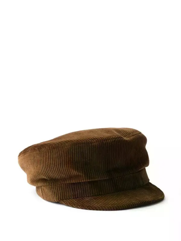 Prada Corduroy Newsboy Cap