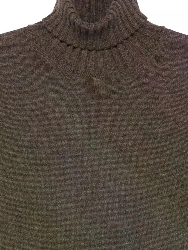 DELL'OGLIO Roll-neck Knit Top