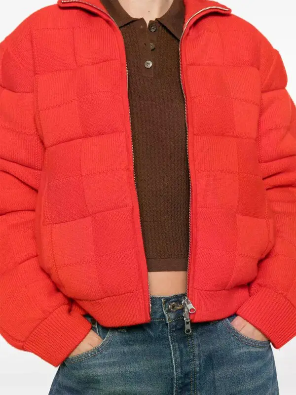 Guest In Residence Quilted Puffer Jacket - Red