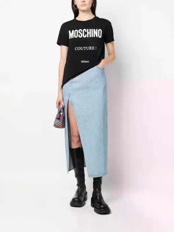 Moschino Logo-print Cotton T-shirt