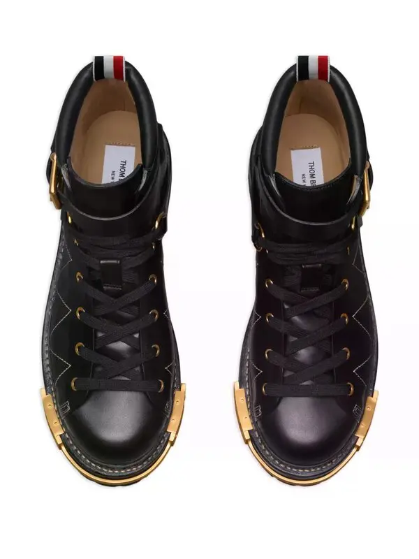 Thom Browne Vitello Calf Hiking Sole Boots