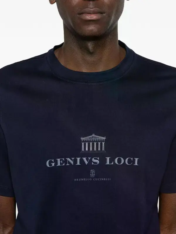 Brunello Cucinelli Graphic Cotton T-shirt