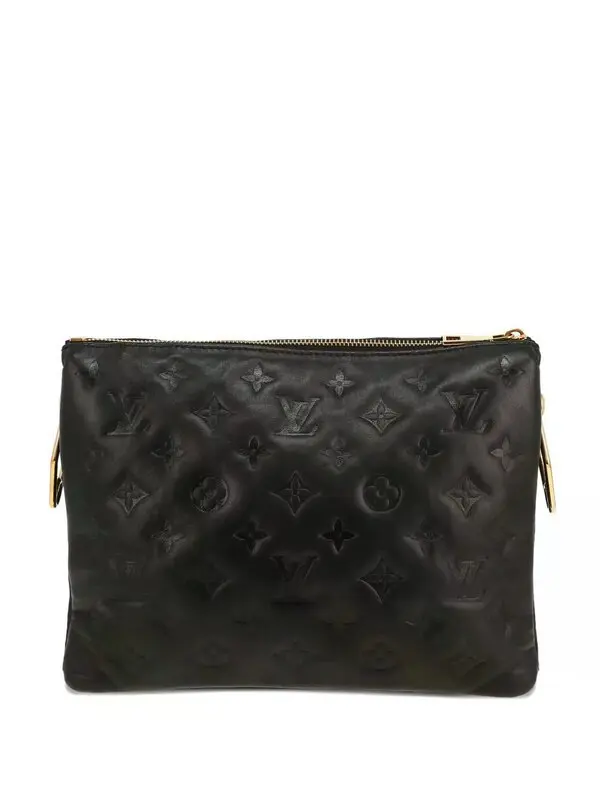 LOUIS VUITTON Coussin Monogram Empreinte Leather Cross Body Bag - Black
