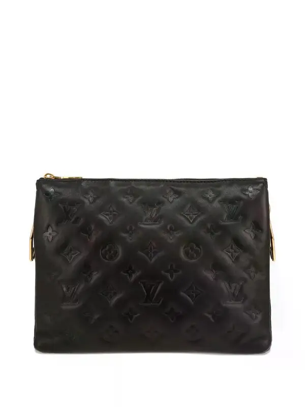 LOUIS VUITTON Coussin Monogram Empreinte Leather Cross Body Bag - Black