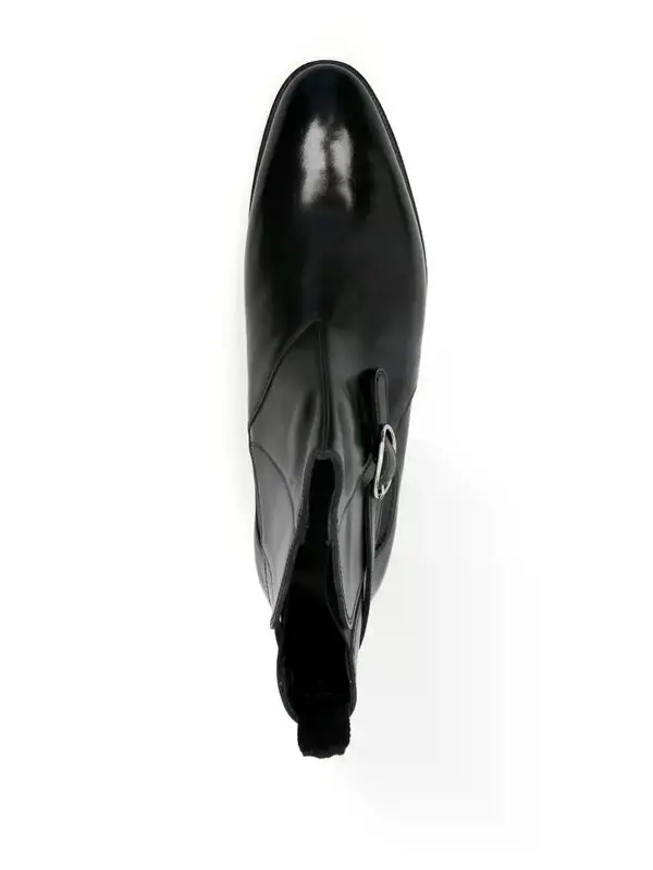 John Lobb Side-buckle Polished Leather Boots