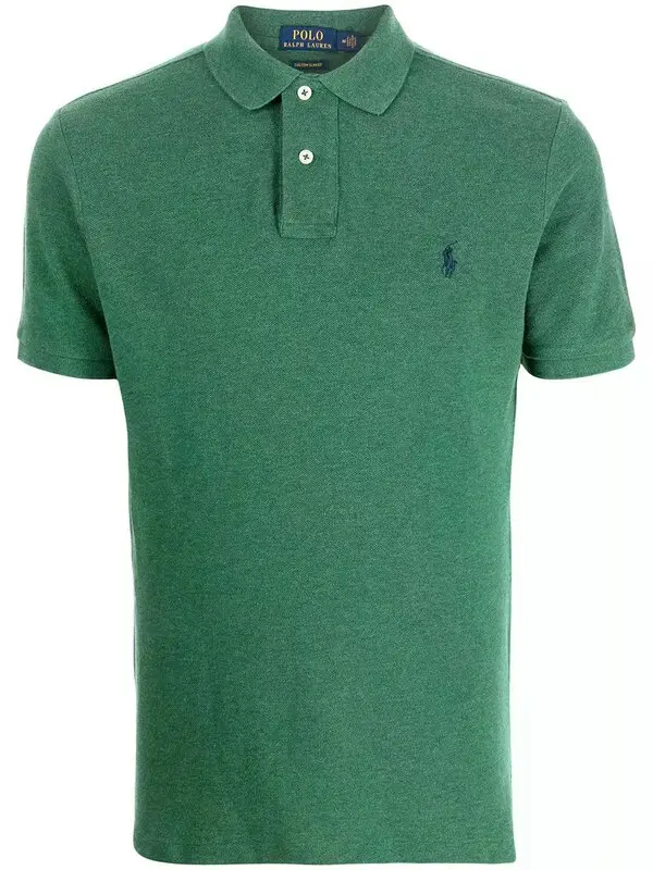 Polo Ralph Lauren Embroidered-motif Polo Shirt - Green