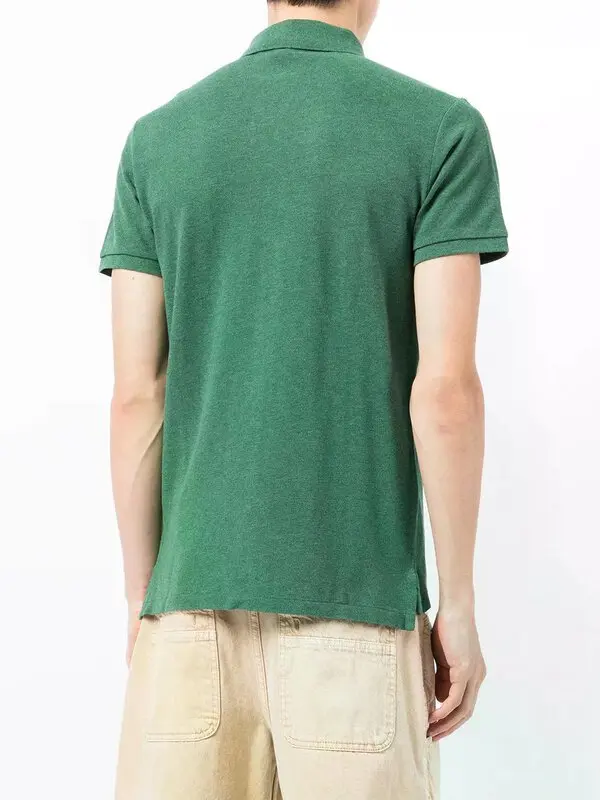 Polo Ralph Lauren Embroidered-motif Polo Shirt - Green