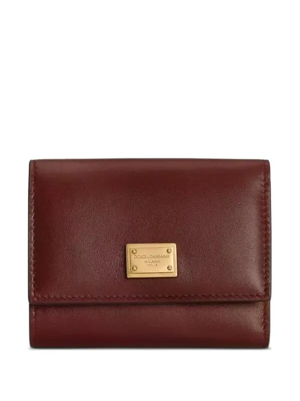 Dolce & Gabbana Plongé Calfskin Wallet - Red