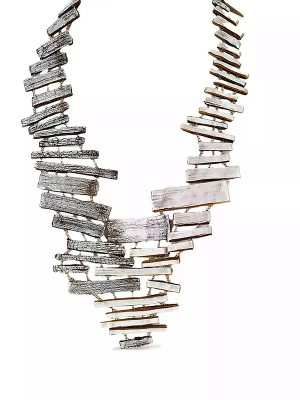 GFW Handmade Rectangular Argilla Necklace