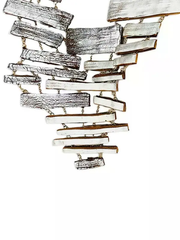 GFW Handmade Rectangular Argilla Necklace