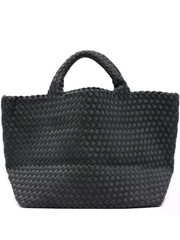 NAGHEDI Medium St. Barths Woven Tote Bag - Black