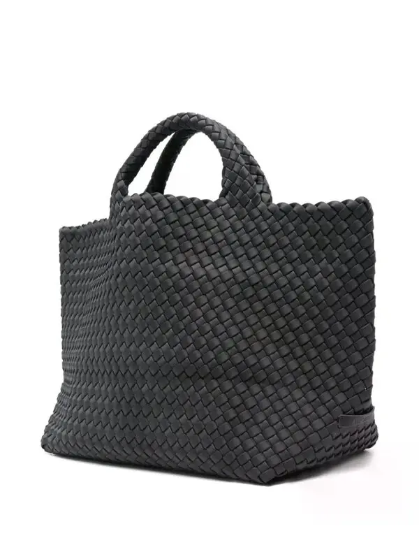 NAGHEDI Medium St. Barths Woven Tote Bag - Black