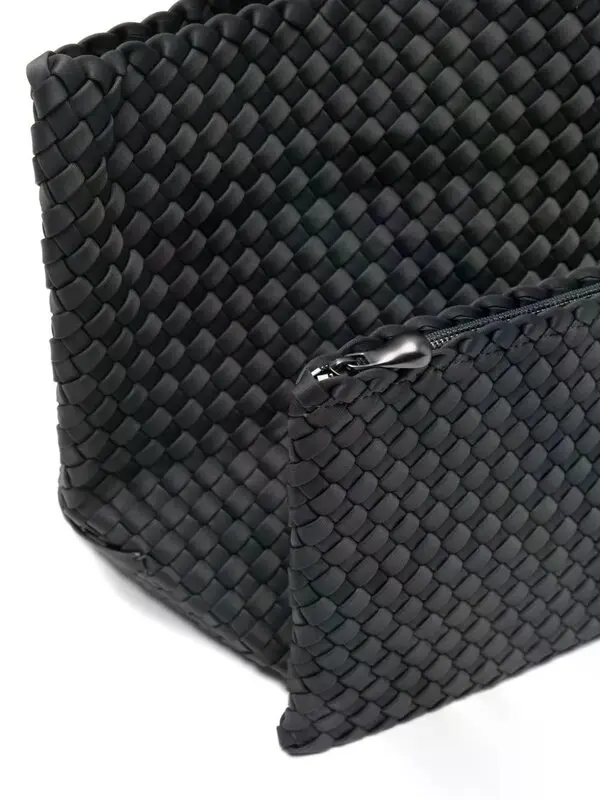 NAGHEDI Medium St. Barths Woven Tote Bag - Black