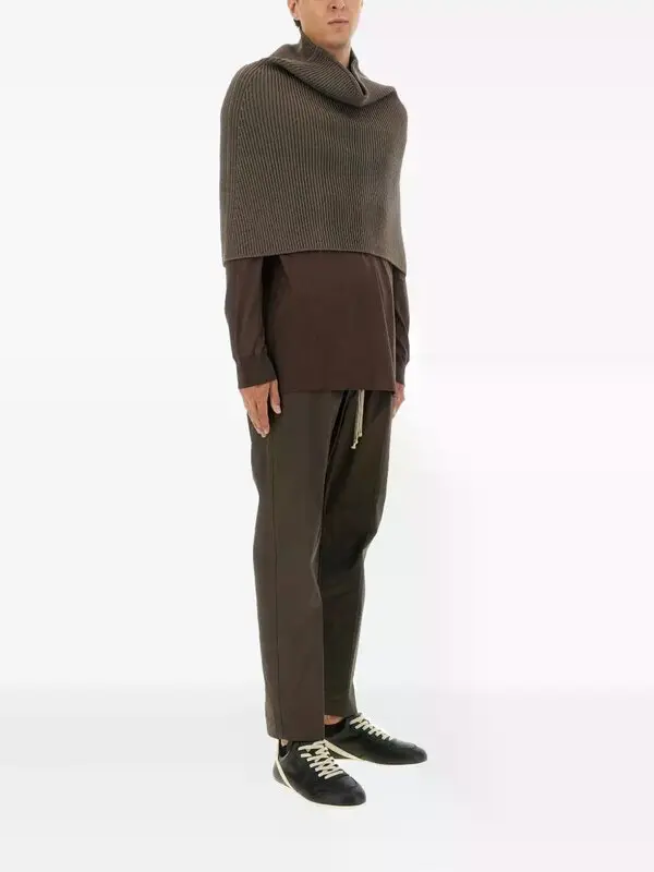 Rick Owens Ribbed Knit Scarf