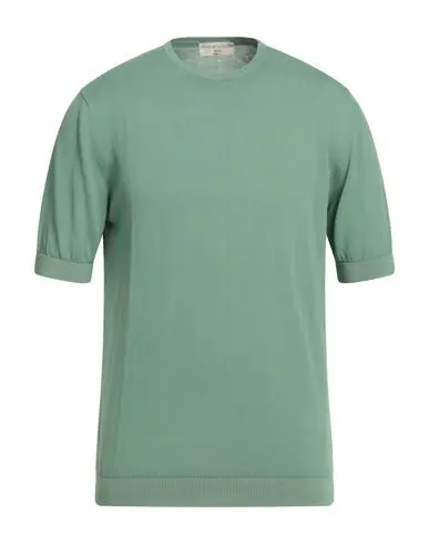 FILIPPO DE LAURENTIIS Short Sleeve Crewneck Sweater - Green