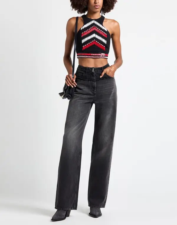 Elisabetta Franchi Bouclé Crop Top