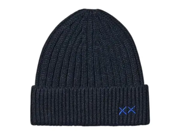 Uniqlo X Kaws Heattech Beanie - Navy Blue