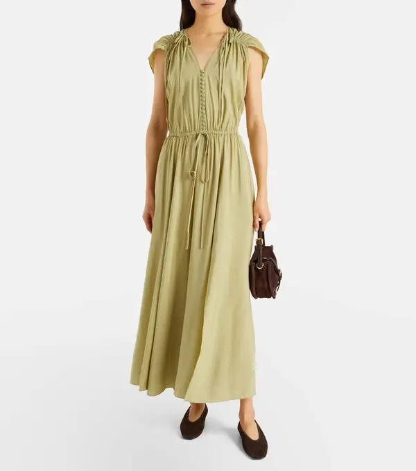 Polo Ralph Lauren Pleated Midi Dress