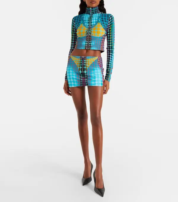 JEAN PAUL GAULTIER Re-edition Printed Top - Multicoloured