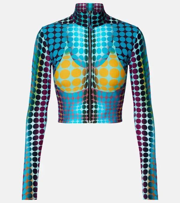 JEAN PAUL GAULTIER Re-edition Printed Top - Multicoloured