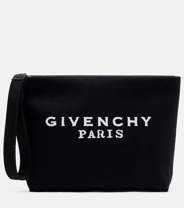 Givenchy Logo Canvas Pouch