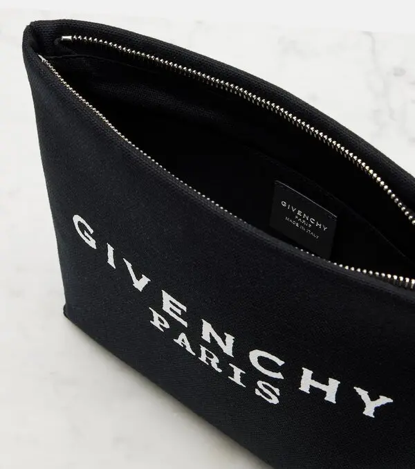 Givenchy Logo Canvas Pouch