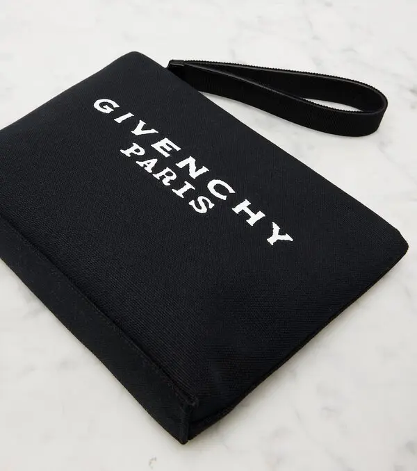 Givenchy Logo Canvas Pouch