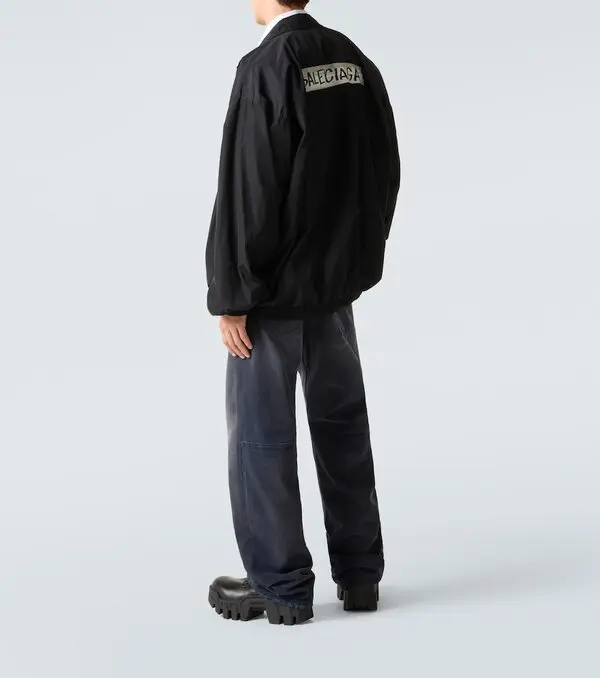 Balenciaga Masking Tape Cotton-blend Track Jacket