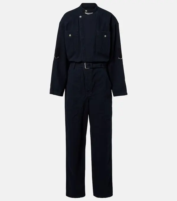 MARANT ETOILE Nessime Cotton And Linen Jumpsuit - Black