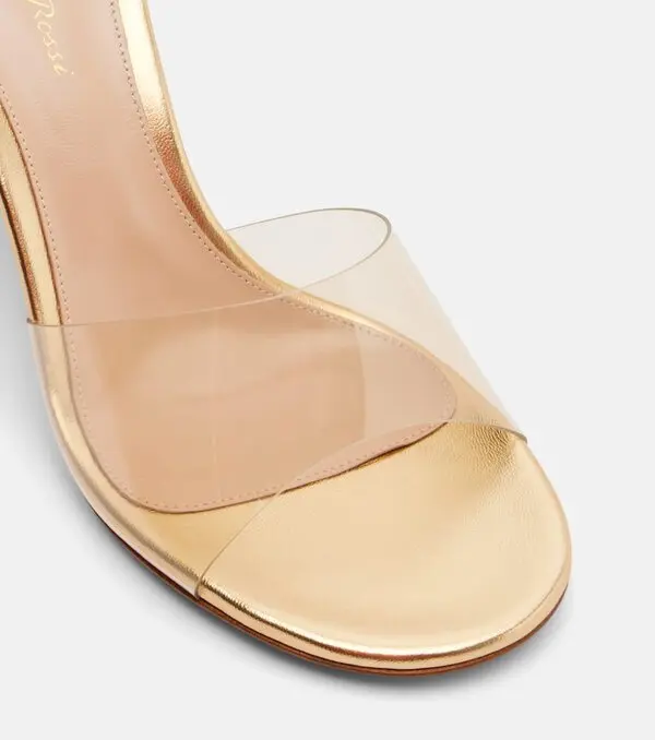 GIANVITO ROSSI 85 Pvc Mules