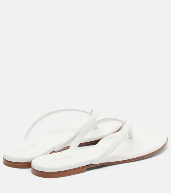GIANVITO ROSSI Leather Thong Sandals