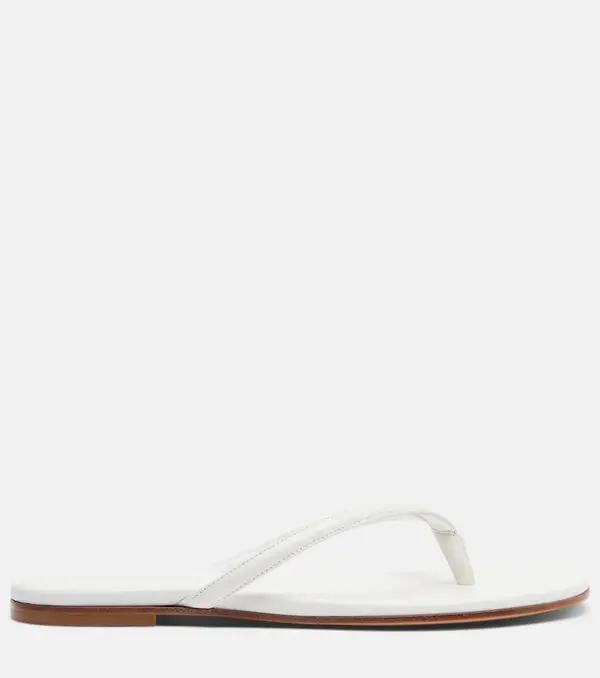 GIANVITO ROSSI Leather Thong Sandals