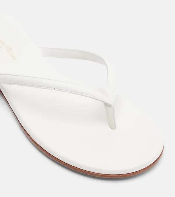 GIANVITO ROSSI Leather Thong Sandals