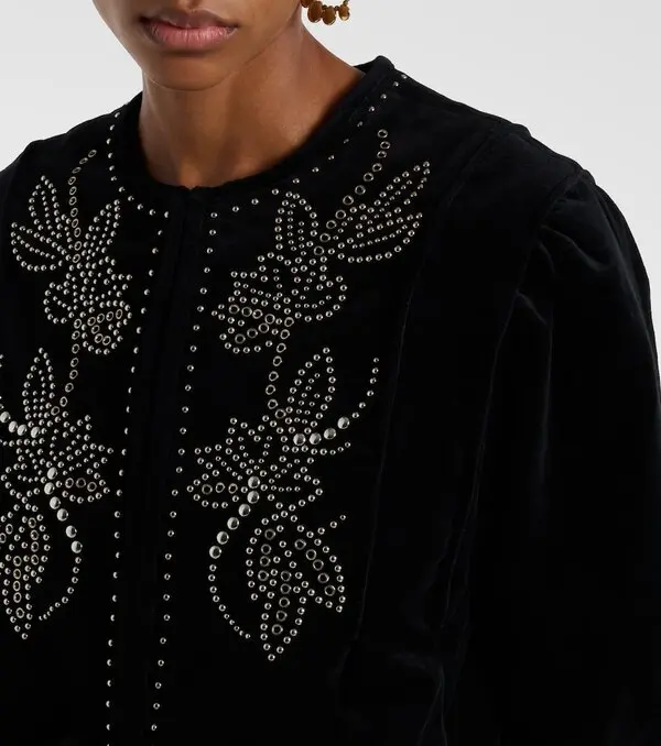 Isabel Marant Étoile Embellished Cotton Jacket