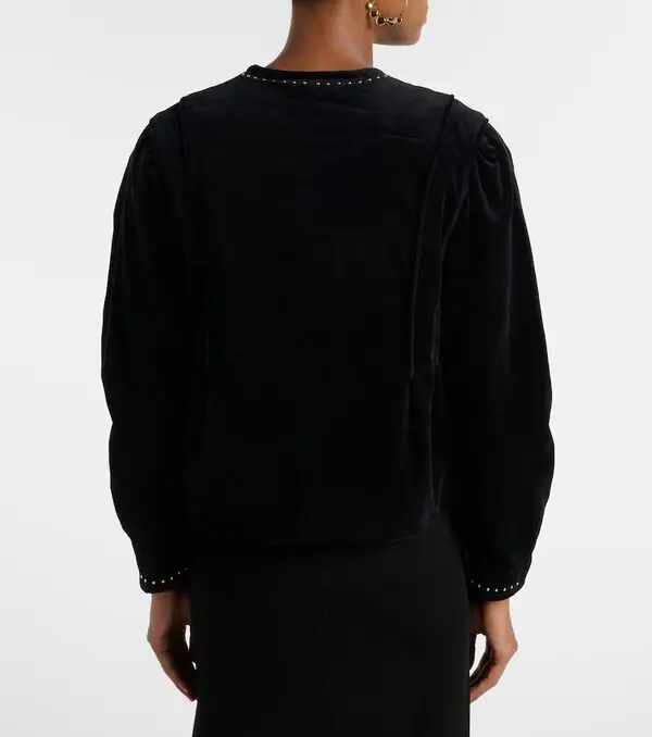 Isabel Marant Étoile Embellished Cotton Jacket