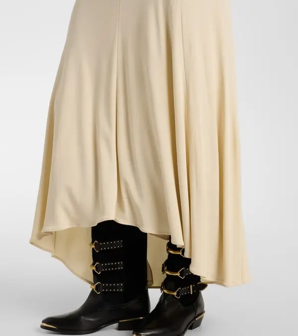 Isabel Marant Étoile Nejma Gathered Midi Dress - Beige