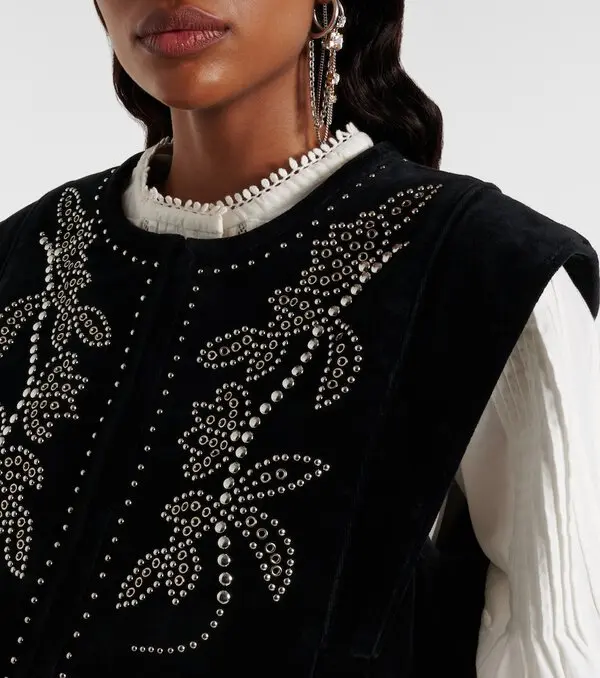 Isabel Marant Étoile Poppy Embellished Vest