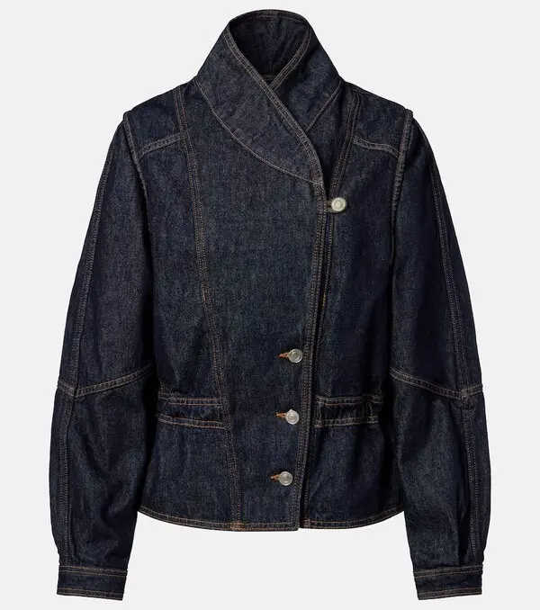 Isabel Marant Dolie Denim Jacket - Blue