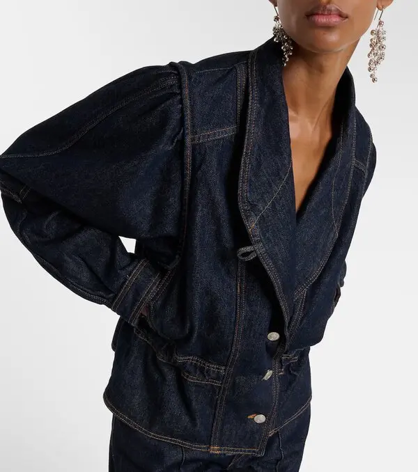 Isabel Marant Dolie Denim Jacket - Blue