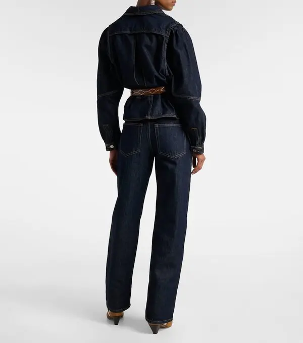 Isabel Marant Étoile Drolane High-rise Straight Jeans - Blue