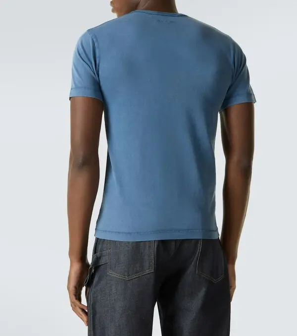 JW Anderson Printed Cotton Jersey T-shirt - Blue