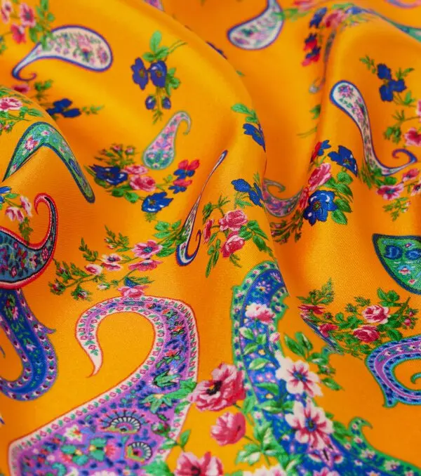Etro Rigoletto Paisley Silk Scarf