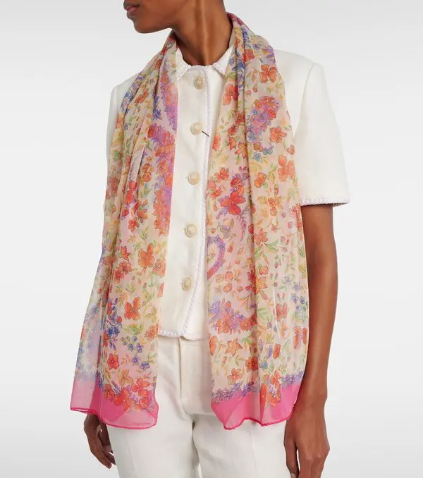 Etro Paisley Silk Scarf