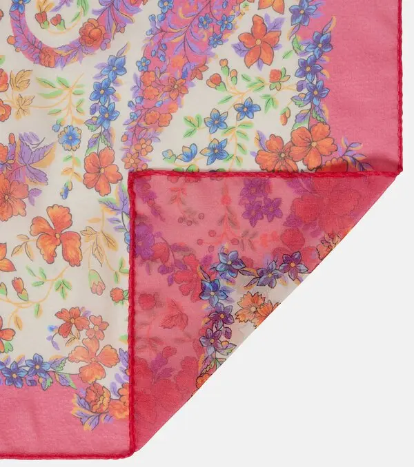 Etro Paisley Silk Scarf