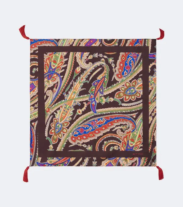 Etro Paisley Silk Scarf - Multicoloured